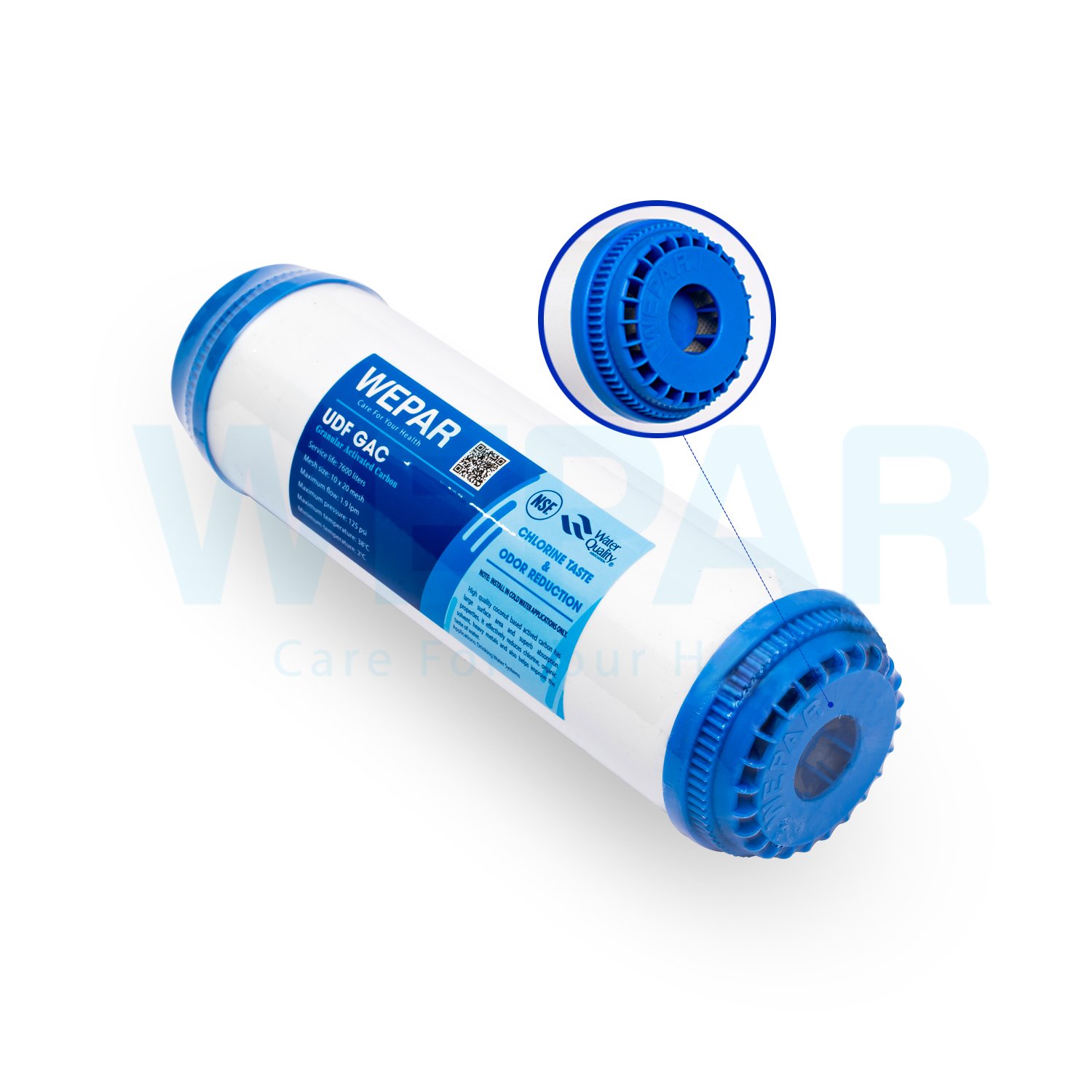 Lõi lọc GAC 10'' than hoạt tính WEPAR - Wepar