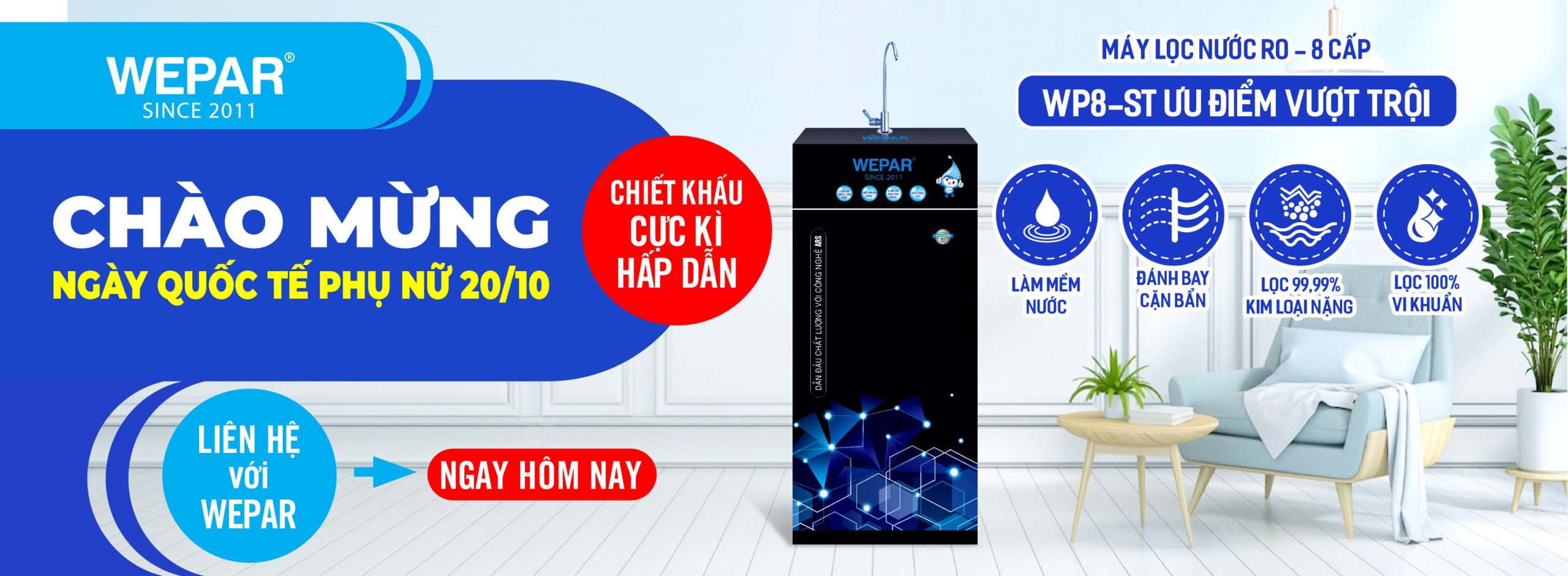 Hệ thống lọc nước RO công nghiệp Wepar. Giải pháp lọc nước hiệu quả.